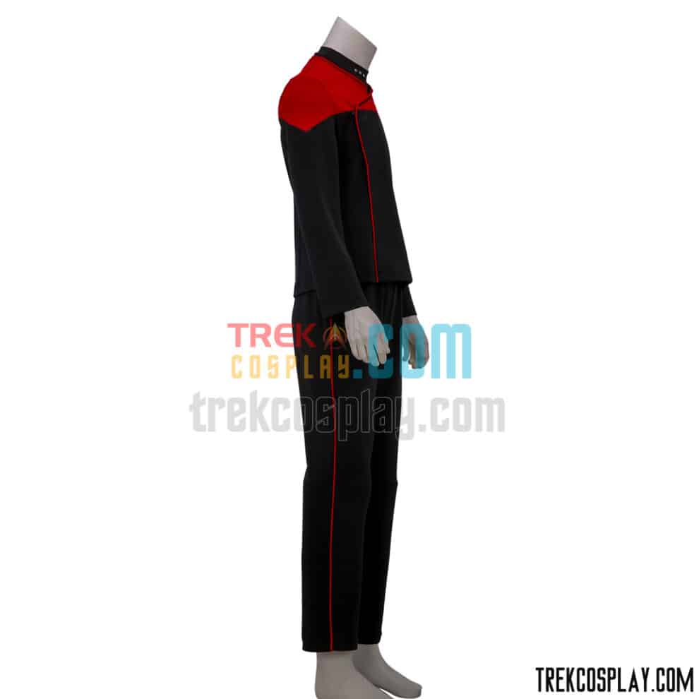 Picard Captain Rios Command Red Standard Duty Uniform - Male Cosplay ...