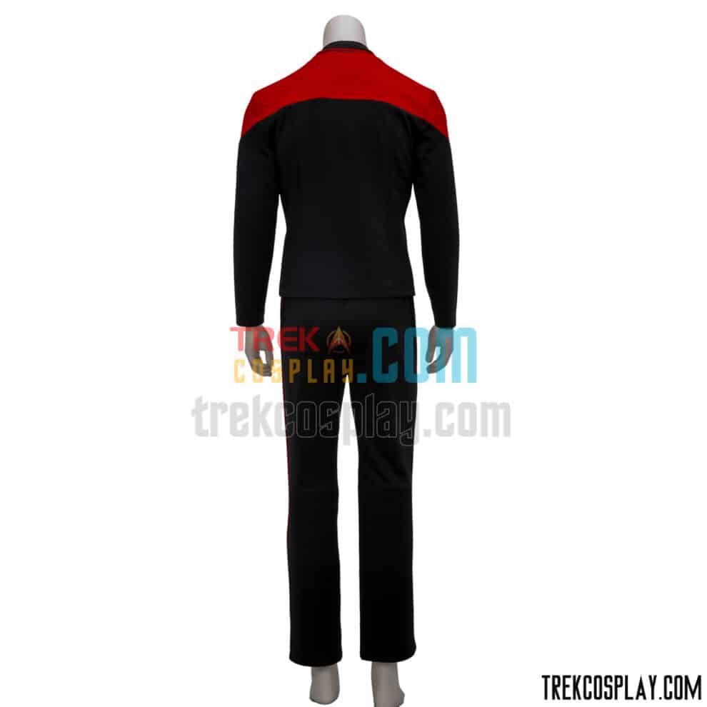Picard Captain Rios Command Red Standard Duty Uniform - Male Cosplay ...